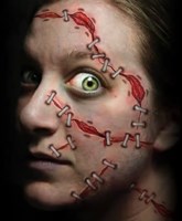 Wond Tatoeage - Gehechte Wonden Kopen? | Halloweenland.nl